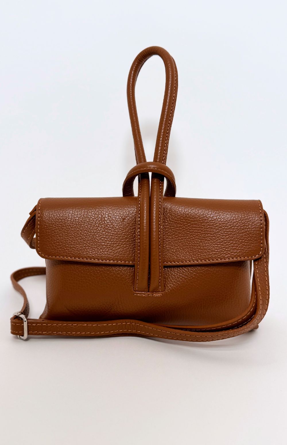 LEATHER BAG | CAMEL